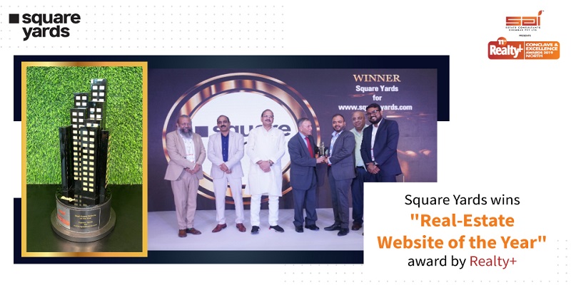 Square Yards Has Won Real-Estate Website Of The Year 2019 - Tanuj Shori